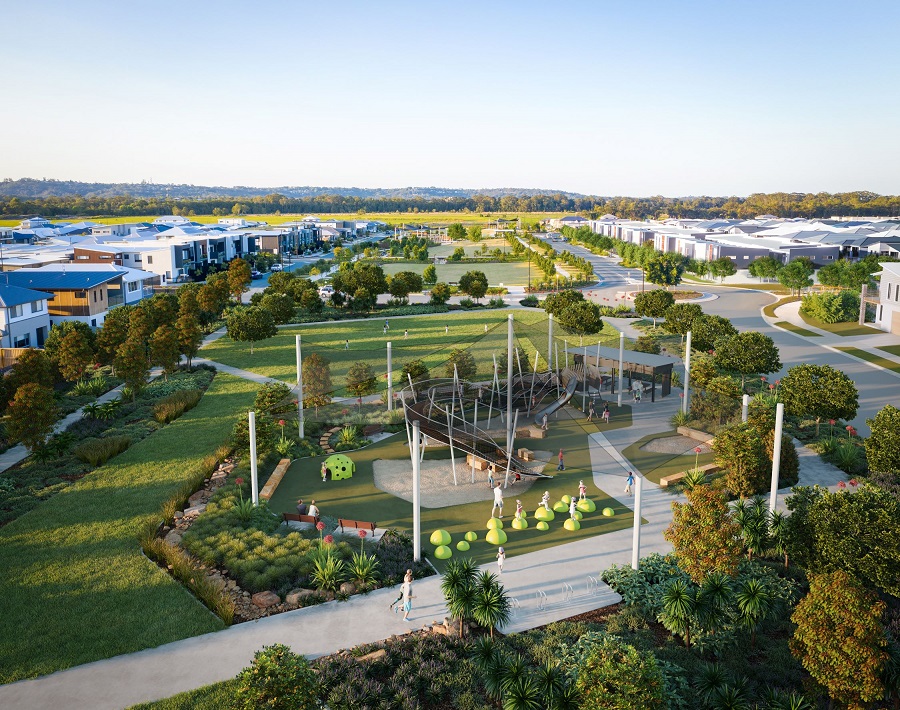 Linear Landscape Harmony's Grand Linear Park Phase 2: Designed For